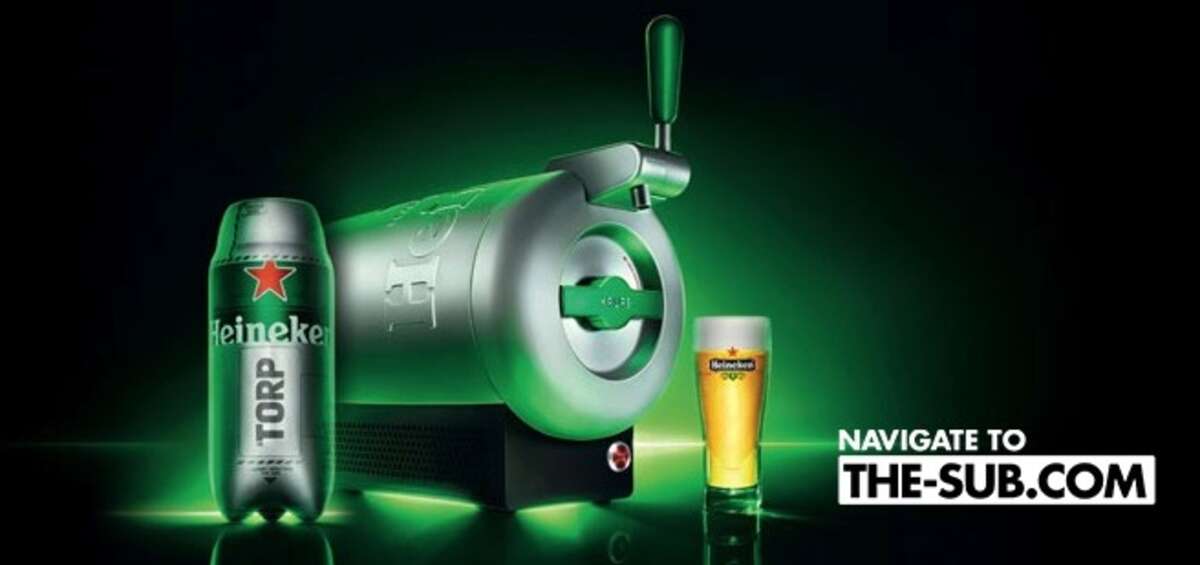 Heineken's "The Sub" Frige Beer Tap - Thrillist Nation