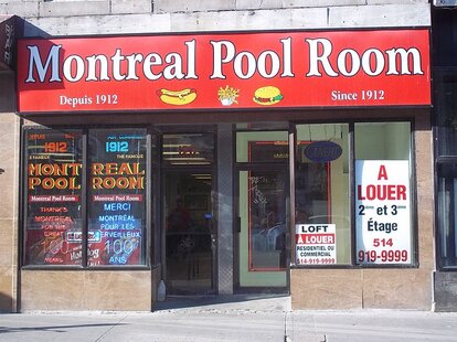 Montreal Pool Room: A Restaurant in Montréal, QC - Thrillist