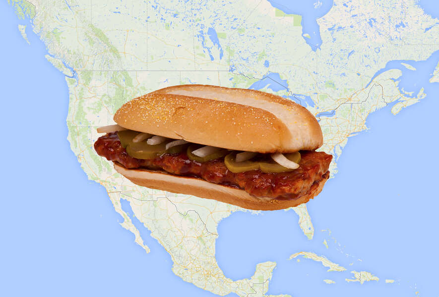 McRib sandwich from McDonald's won't be sold nationally, so use this ...