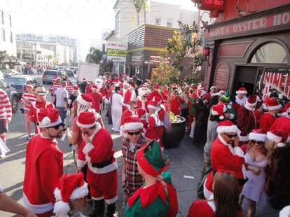 SantaCon, as explained by GIFs from the movie Elf - Thrillist