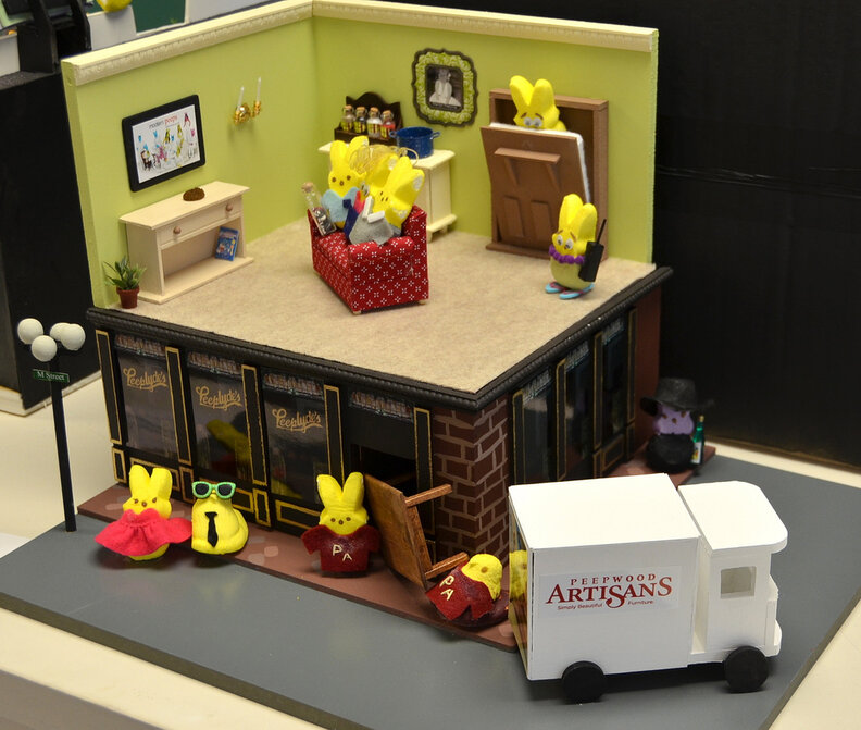 Peeps Art - Da Vinci Code, Playboy Club, and NASA replicas - Thrillist