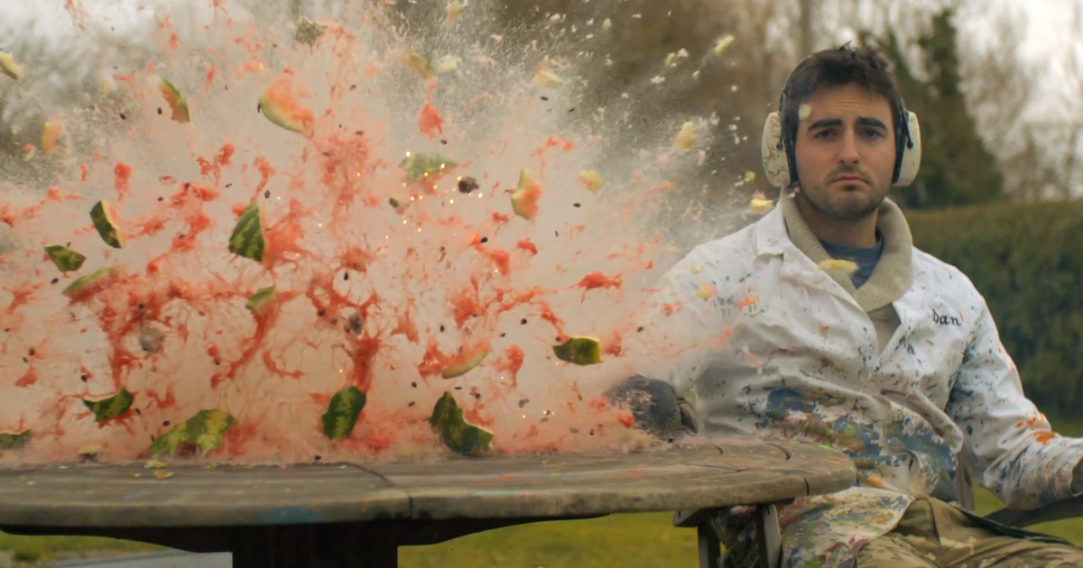 Slo Mo Guys explode a watermelon in slow motion in YouTube video ...