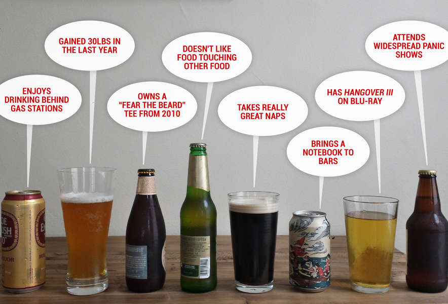 What your beer says about you - Thrillist