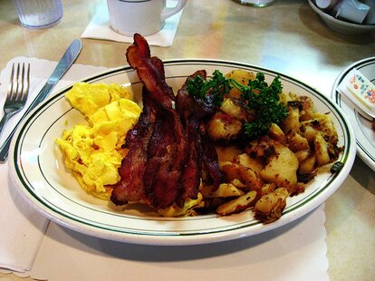 Late Night Breakfast Bacon Indulge In Late Night Breakfast At The