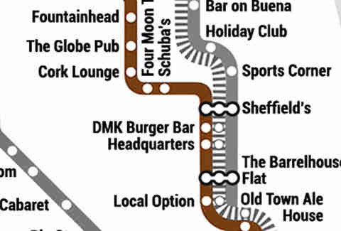 Chicago Bar Map Is The Best (Not Made By CTA) - Thrillist