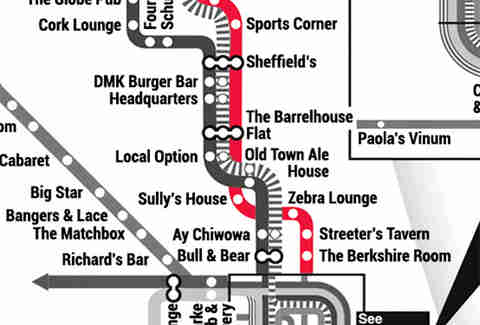 Chicago Bar Map Is The Best (Not Made By CTA) - Thrillist