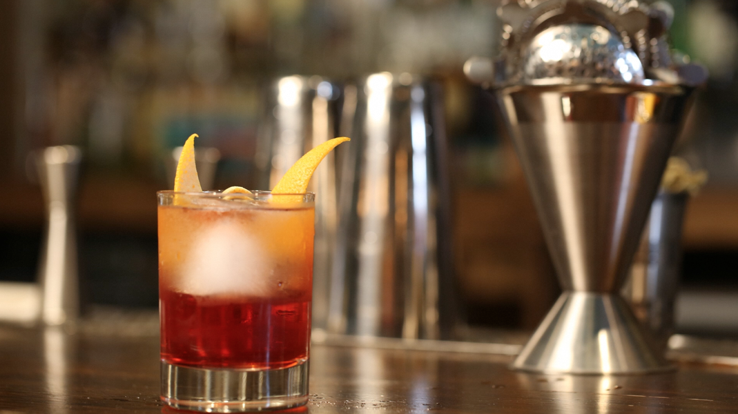 Negroni Cocktail - Mixed Drink Recipe - Gin, Campari, and Sweet ...