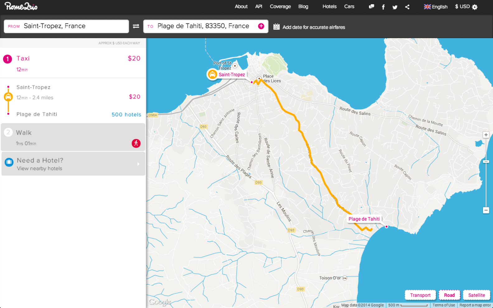 Rome2Rio - Travel App to Plan Your Entire Trip - Thrillist