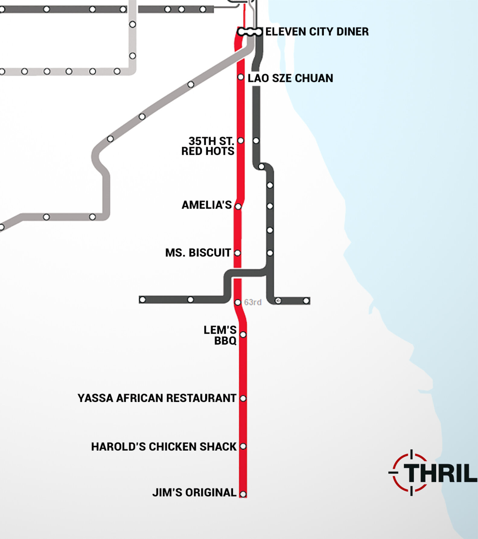 Chicago Best Restaurants - CTA L Stop - Thrillist