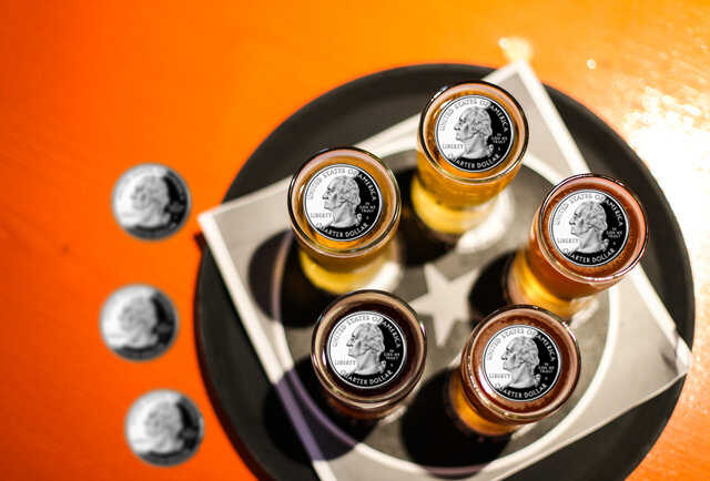 Drinking games - beer pong, quarters, Land Mines, kings