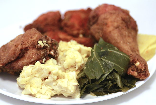 Best soul food in America - Fried chicken, pork chops, collard greens