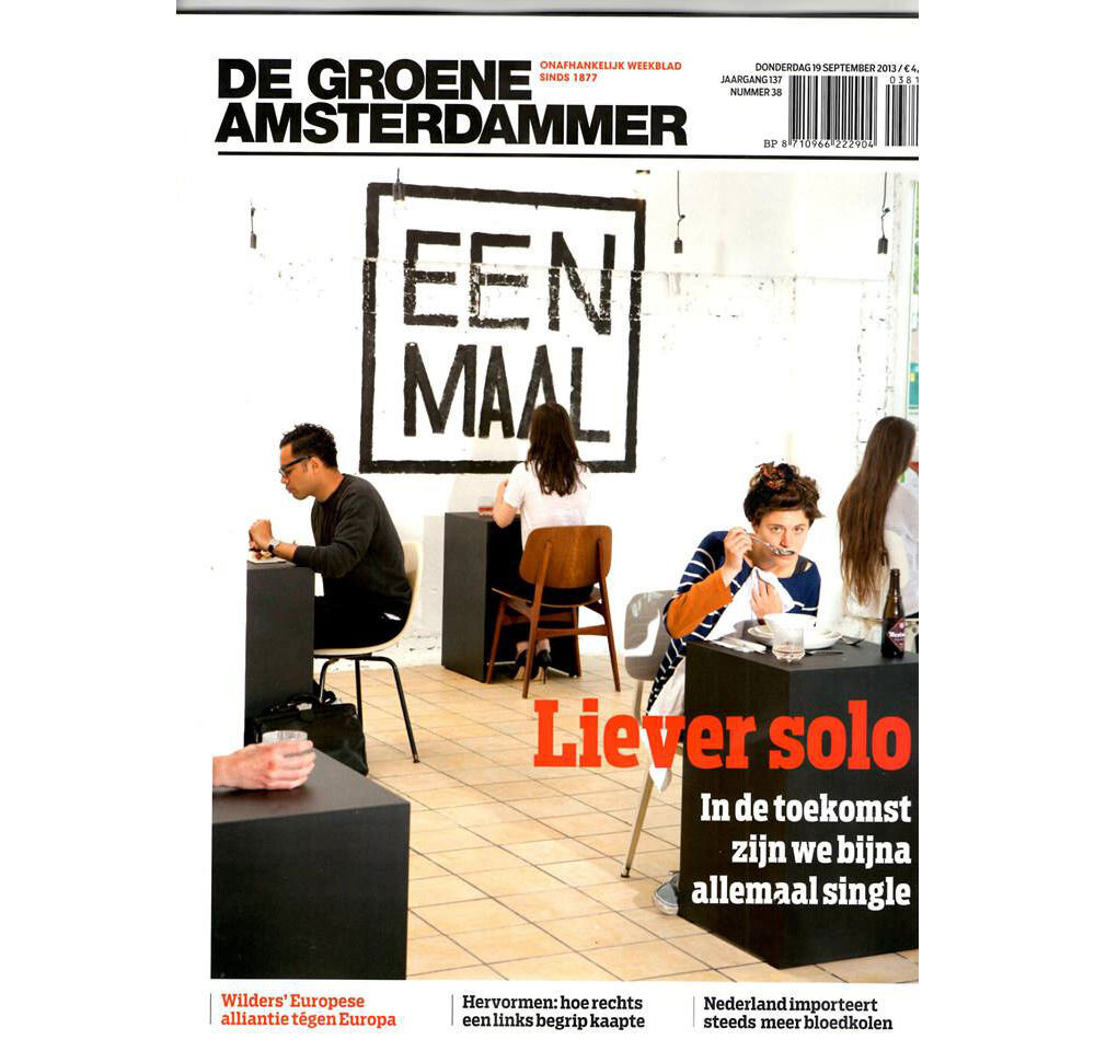One-Person Restaurant Opens in Amsterdam - Eating Alone by Design ...