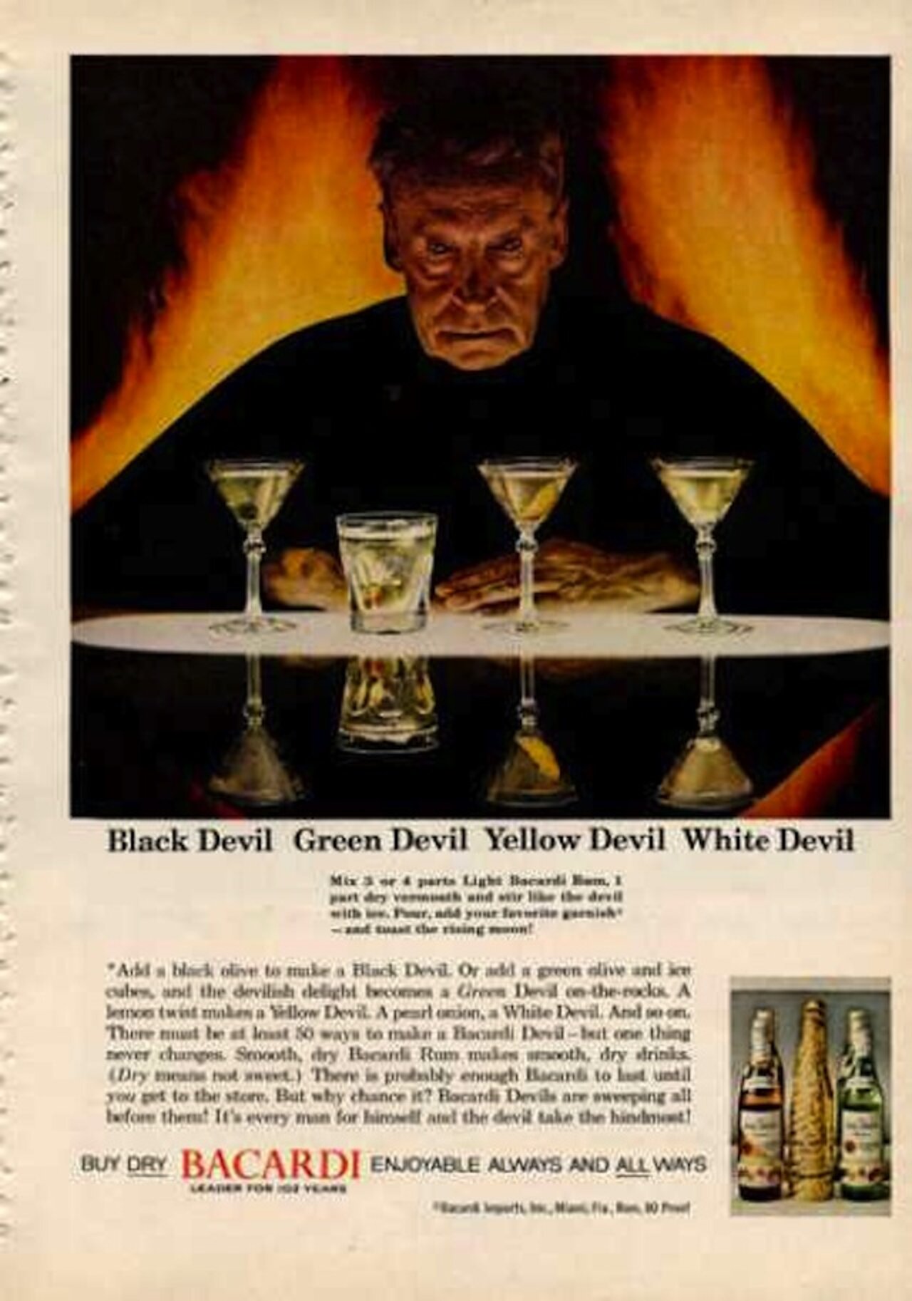 Weird 1960s Liquor Ads by Smirnoff, Budweiser, Bacardi, and More ...