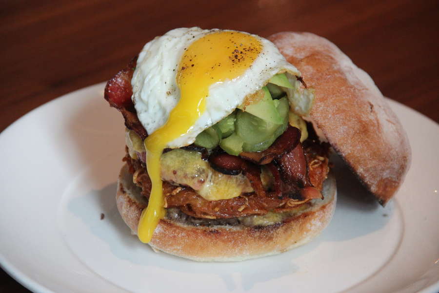Brunch Burger Bluestem Brasserie SoMa - Thrillist