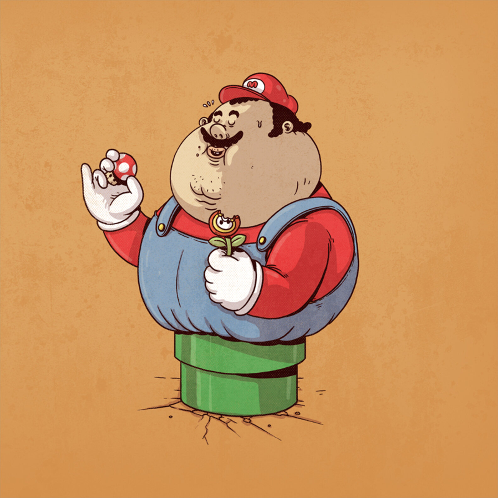 Fat superheroes by Famous Chunkies - Your childhood heroes are morbidly ...