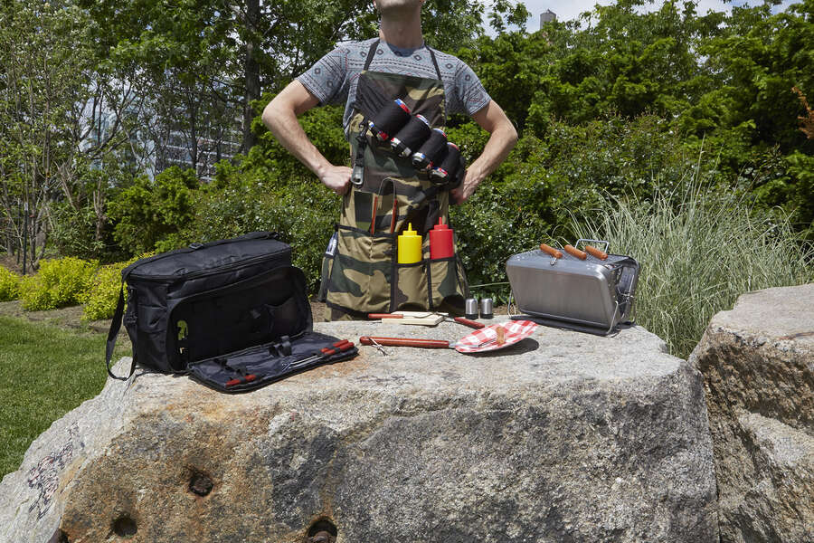 BBQ Accessories - Portable Bbq Suitcase, Steak Saws, Beer Bottle Koozie ...