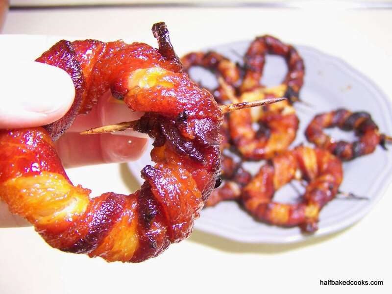 Sriracha Bacon Onion Rings Recipe from Half Baked Cooks - Thrillist