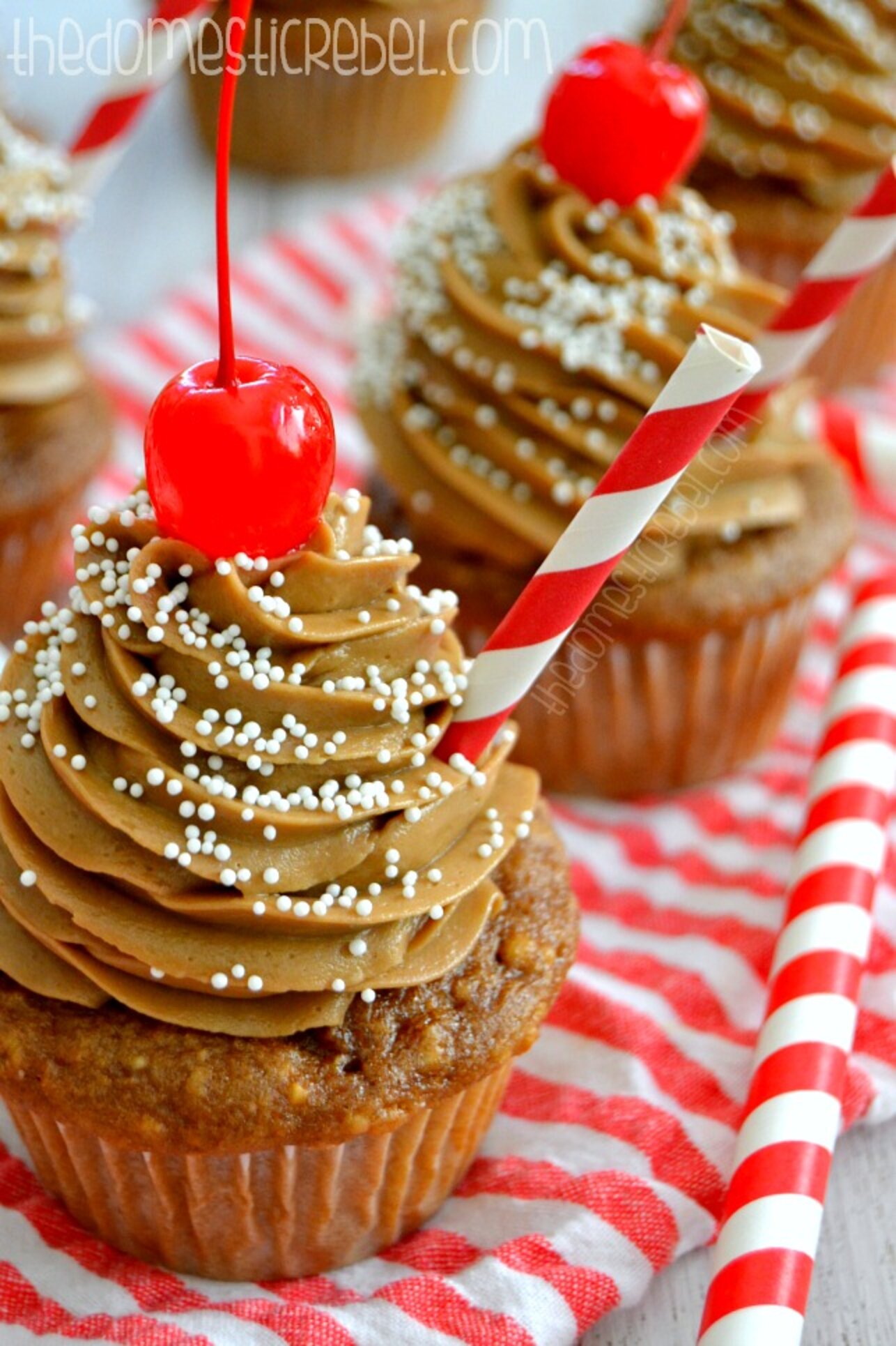 Coke Float Cupcakes by The Domestic Rebel - Thrillist