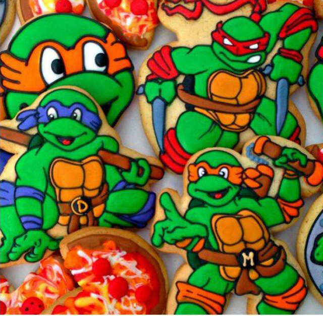 Super Mario Bros, Spider-Man, Star Trek, TMNT cookies by ButterWinks ...