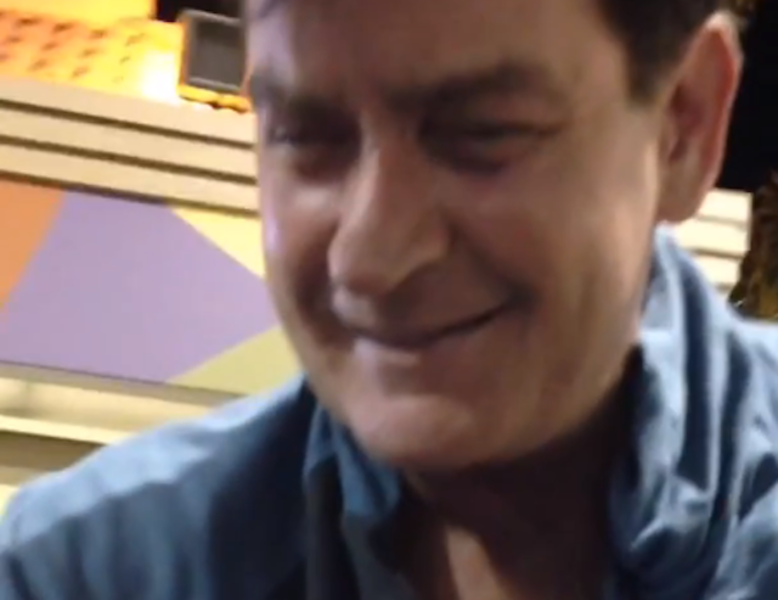 Charlie Sheen Stumbles Into Taco Bell Drive-Thru - Thrillist
