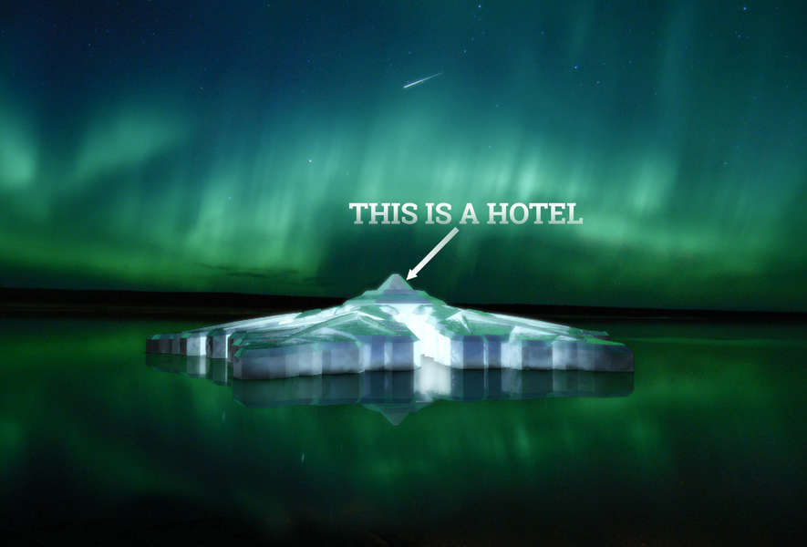 The Krystall - Snowflake-Shaped Floating Hotel - Thrillist