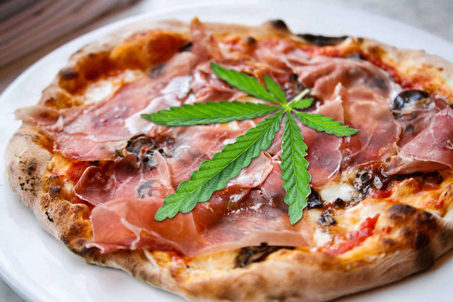Pot Edibles - A Weed-Infused Sauce For a Frozen Pizza - Thrillist