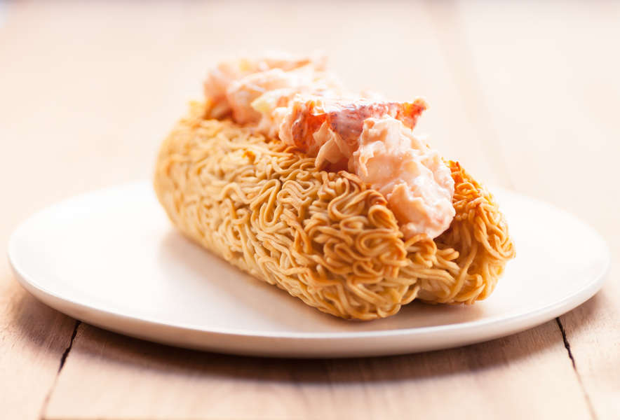 Ramen Lobster Roll - Thrillist Recipes
