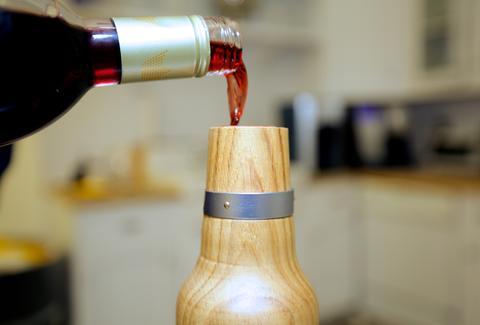 Wooden Bottle - Oak Bottle Makes Cheap Wine Taste Good - Thrillist