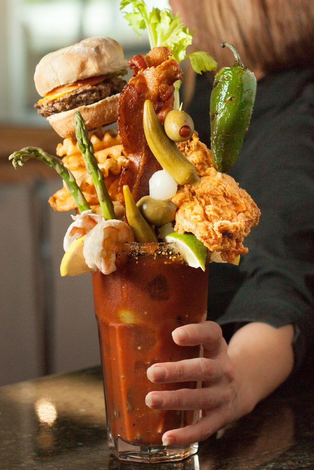 When it comes to bloodys, my house plays for keeps.[Homemade] : r/food
