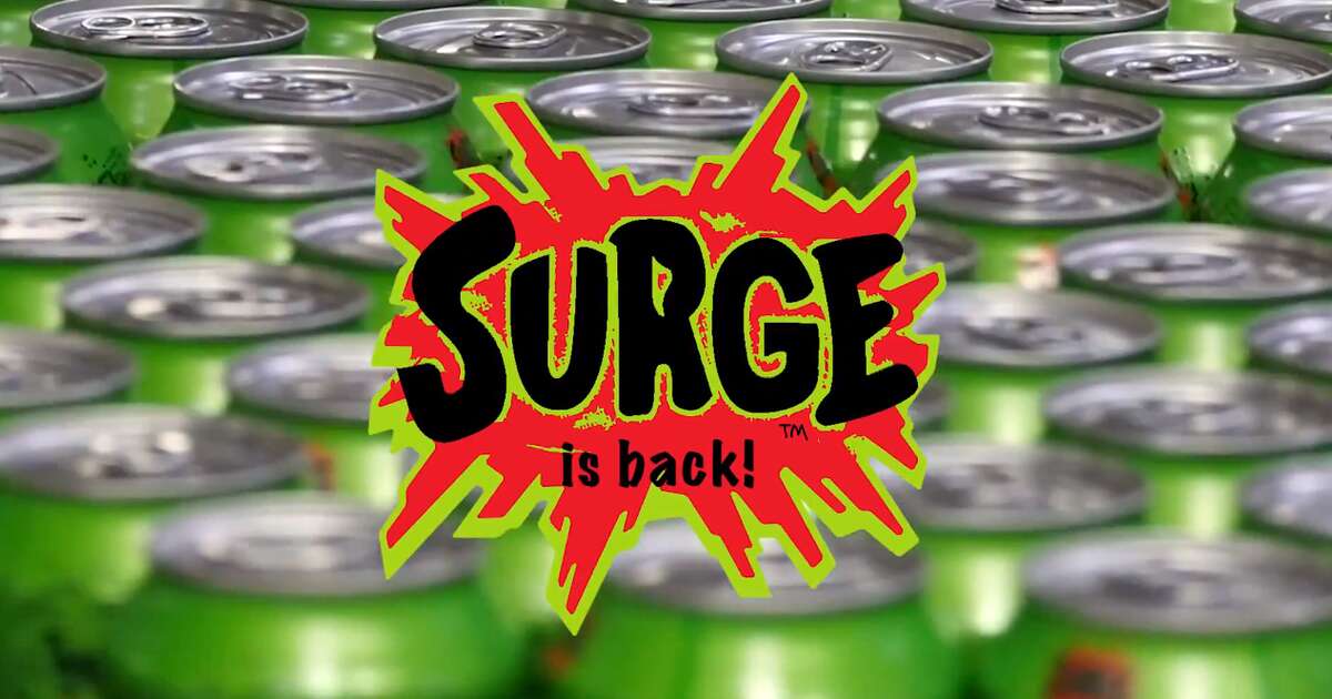 Surge Soda Is Back - Surge Available On Amazon - Thrillist