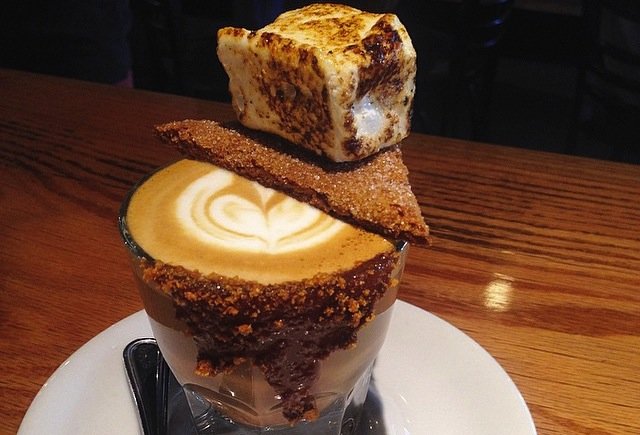 S'more Gibraltar Coffee Drink - Thrillist