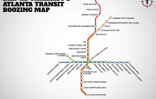 BARTA Atlanta's first transit booze map - Thrillist