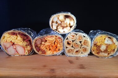 Vulgar Chef Burritos Stuffed with Taquitos, Poutine, Mac 'n Cheese ...