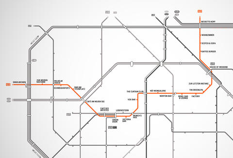 Berlin U-Bahn Map - Map With Bars Near Every Stop - Thrillist