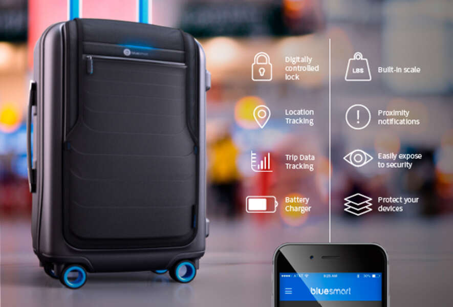 Smartphone Control High-Tech Luggage from Bluesmart - Thrillist
