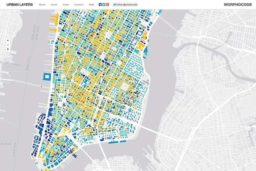 NYC Building Age Map - Urban Layers - Thrillist