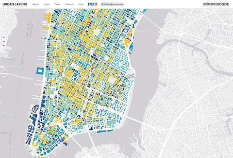 NYC Building Age Map - Urban Layers - Thrillist