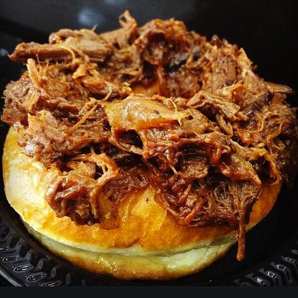 Houston Rodeo Brisket Donut - Thrillist