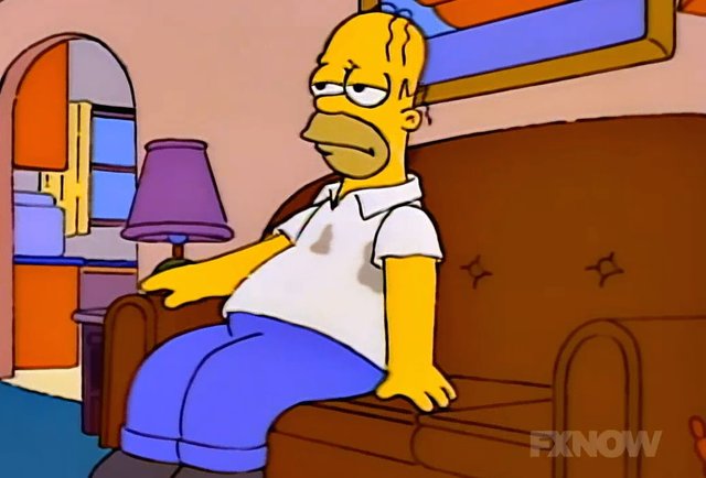 Homer Simpson saying mmm