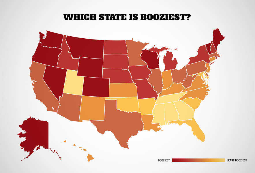 Which US state drinks the most - Booziest States - Thrillist