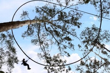 The world's longest zip line: Crazy Treetop Rider Xtreme opens in ...
