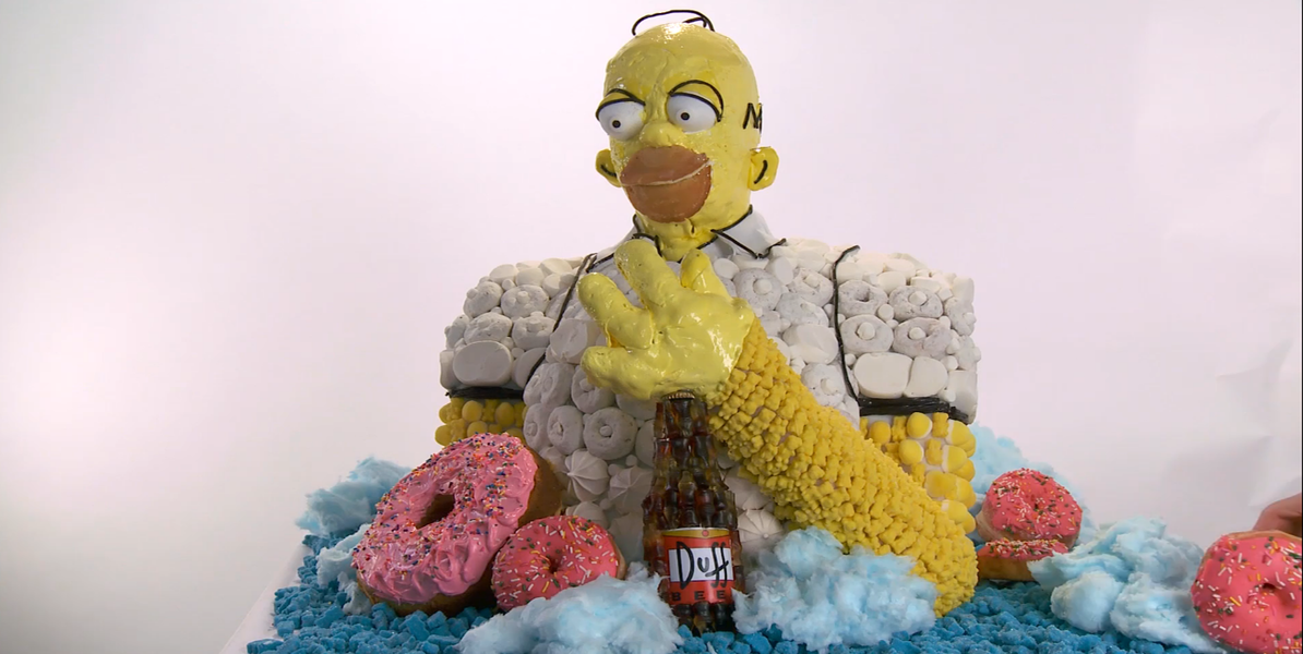 Homer Simpson Made of Food - Thrillist