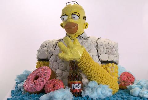 Homer Simpson Made of Food - Thrillist