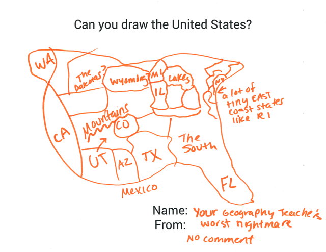 Can You Draw All 50 US States? - Thrillist