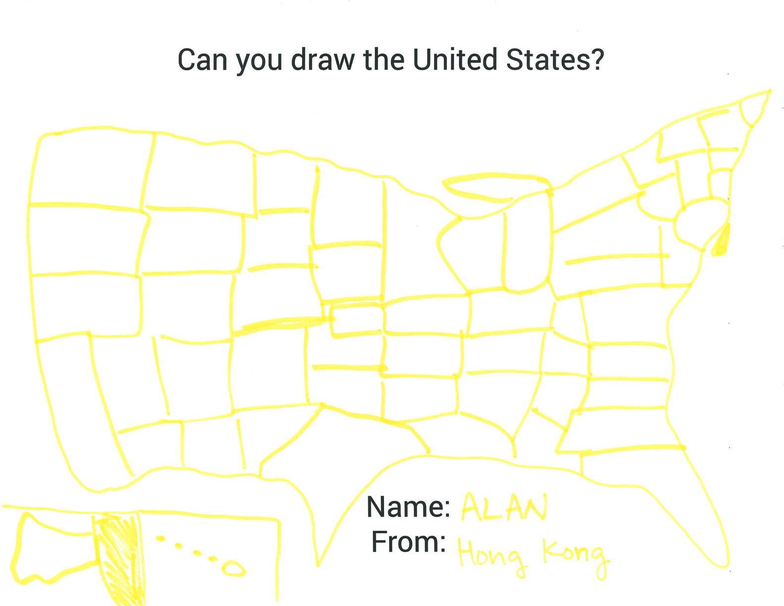 Can You Draw All 50 US States? - Thrillist