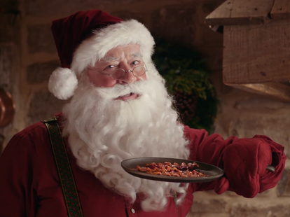 Farmland Bacon Club Santa Commercial - Thrillist