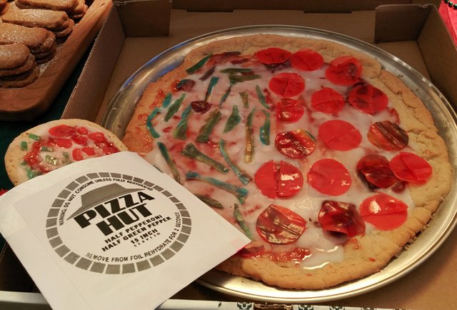 Back to the Future Part II Hydrated Pizza Cookies