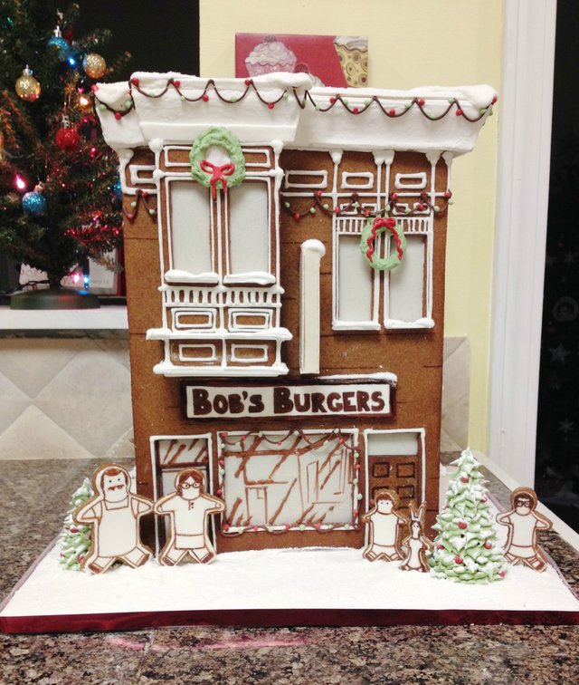 Bob's Burgers Gingerbread House - Thrillist