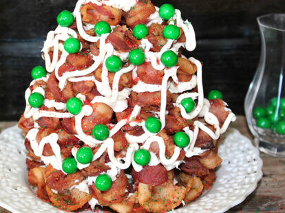 Bacon Christmas Tree from Oh, Bite It! - Thrillist
