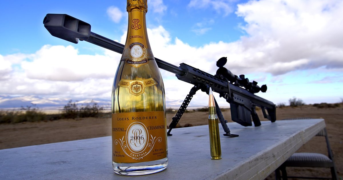 FullMag Uncorks Champagne with .50 Caliber Sniper Rifle - Thrillist